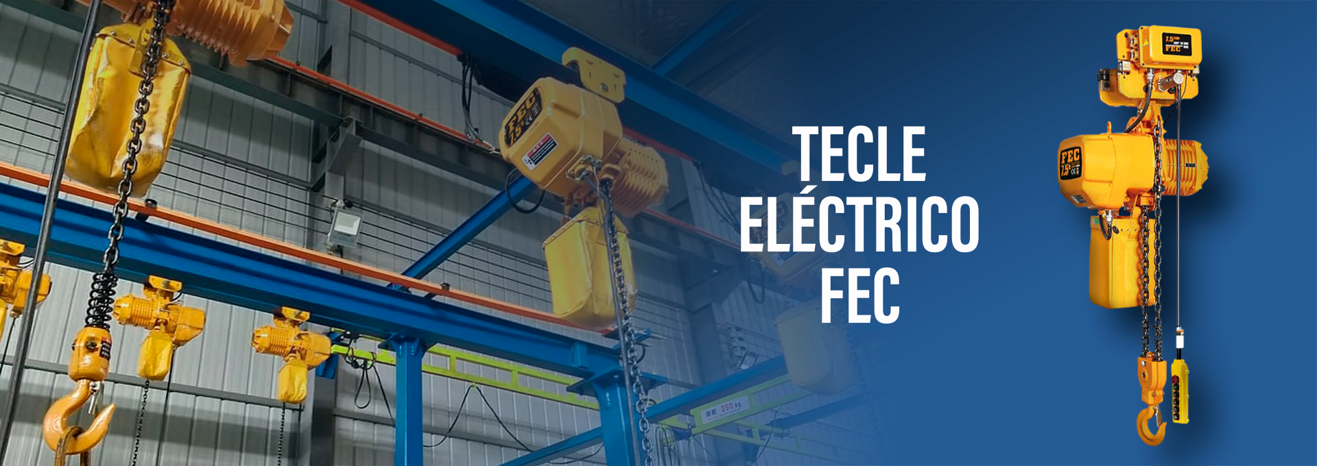 Tecle Eléctrico de Cadena FEC – Elevación de izaje Industrial Segura y ...